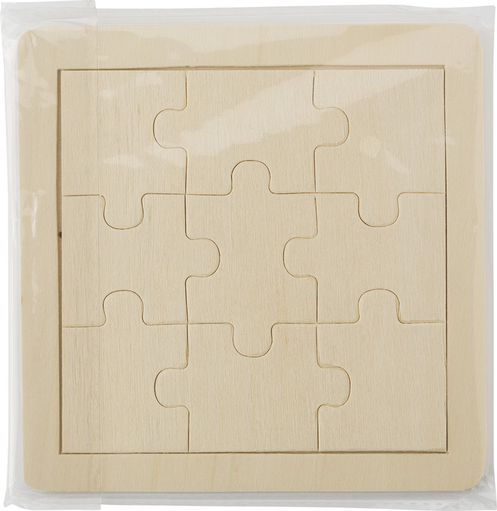 Custom Printed Promotional Wooden nine piece puzzle Alvaro NZ - Custom Gear