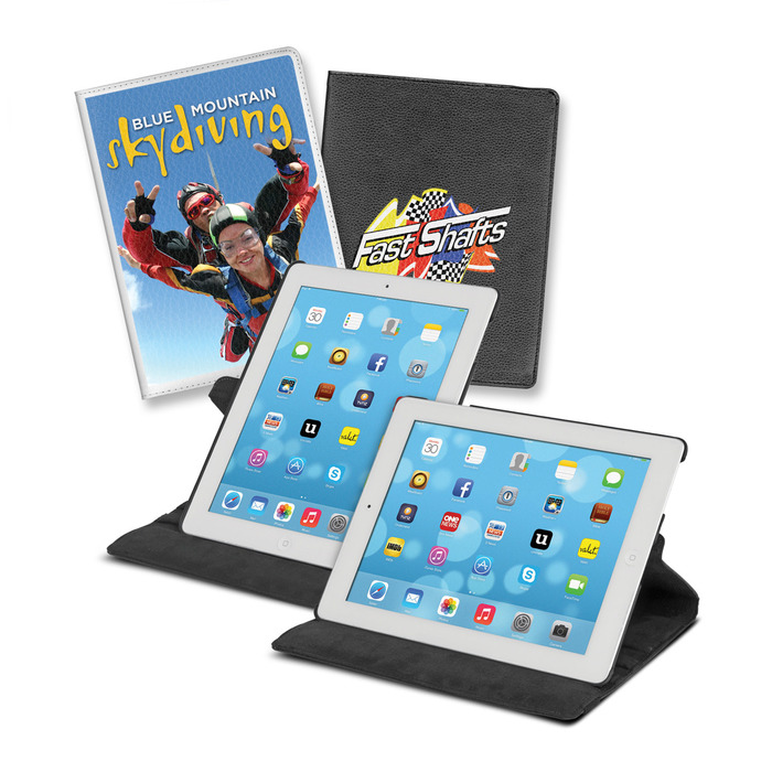 Custom Printed Promotional Tablet Swivel Case Series NZ - Custom Gear