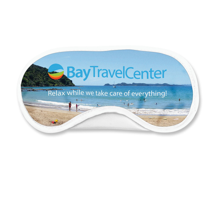 Custom Printed Promotional Eye Mask - Full Colour NZ - Custom Gear