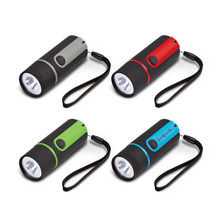 Custom Printed Promotional Two-Tone Flashlight NZ - Custom Gear