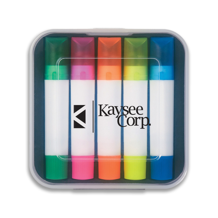 Custom Printed Promotional Gel Wax Highlighter Set NZ - Custom Gear