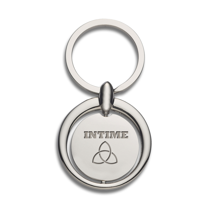 Custom Printed Promotional Circular Metal Key Ring NZ - Custom Gear