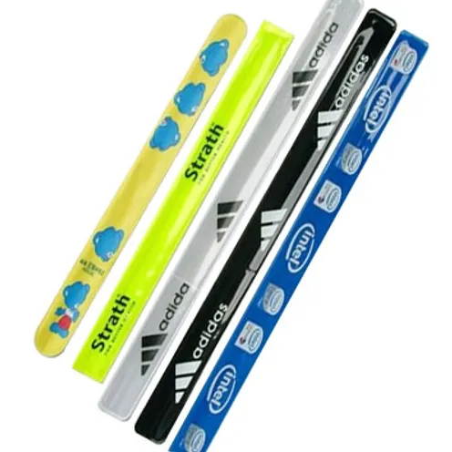 Custom Printed Promotional PVC Snap Wristband 300 x 30mm NZ - Custom Gear