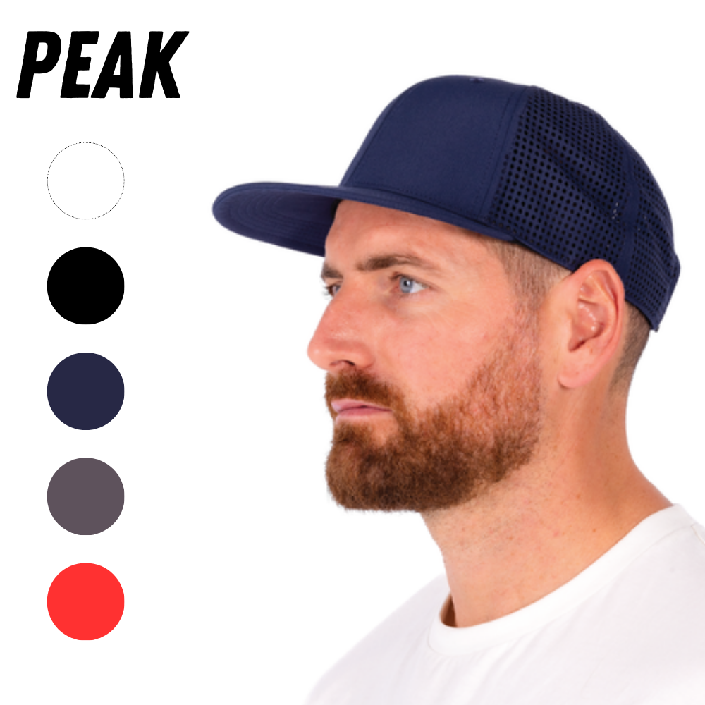 Custom Printed Promotional Peak Cap NZ - Custom Gear