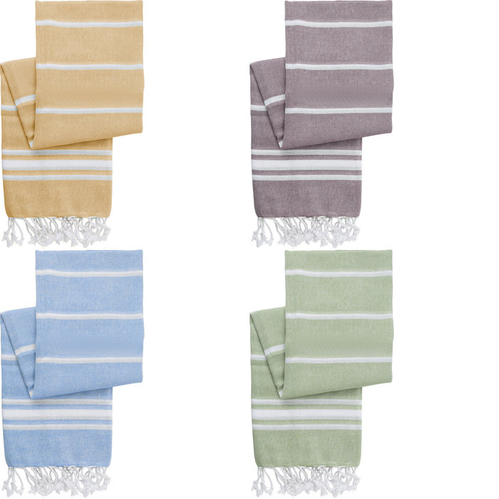 Custom Printed Promotional 100% Cotton Hammam towel Riyad NZ - Custom Gear