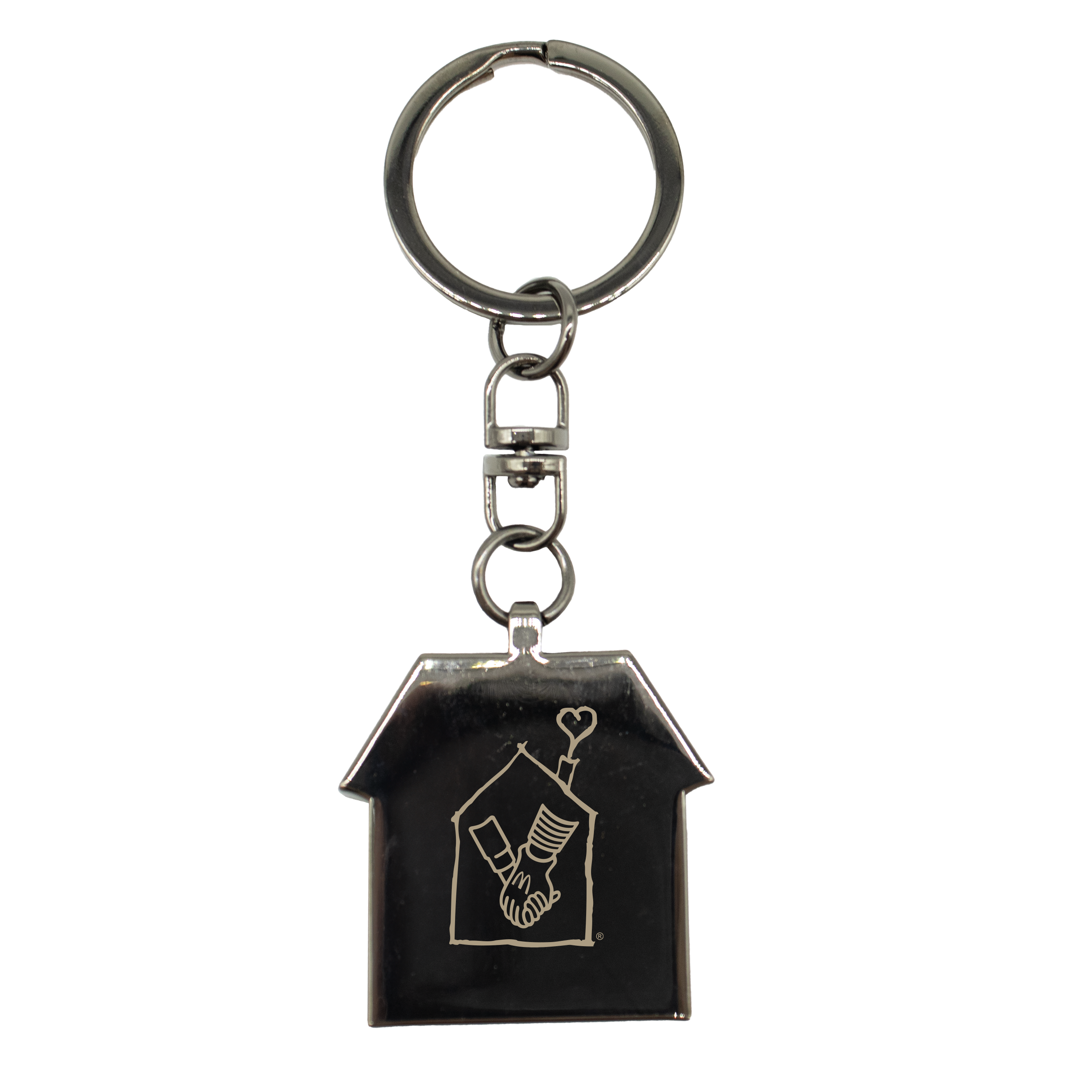 Custom Printed Promotional Casa Gunmetal Keychain NZ - Custom Gear