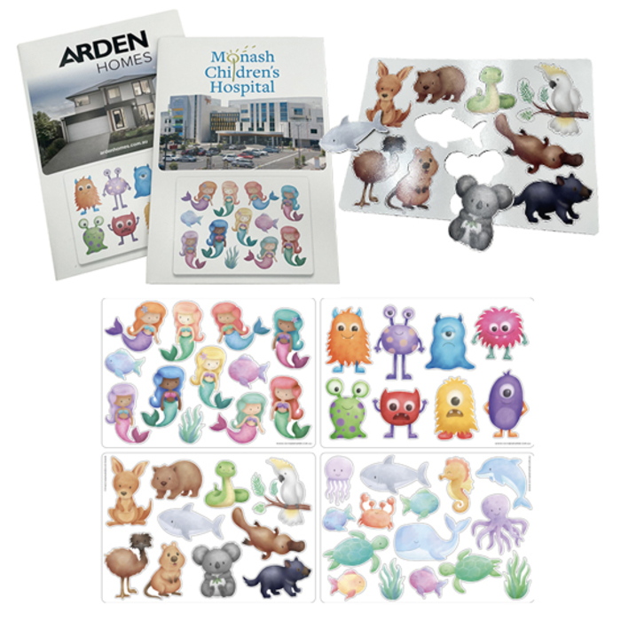 Custom Printed Promotional A5 Diecut Magnet Sheet (In Printed Envelope ...