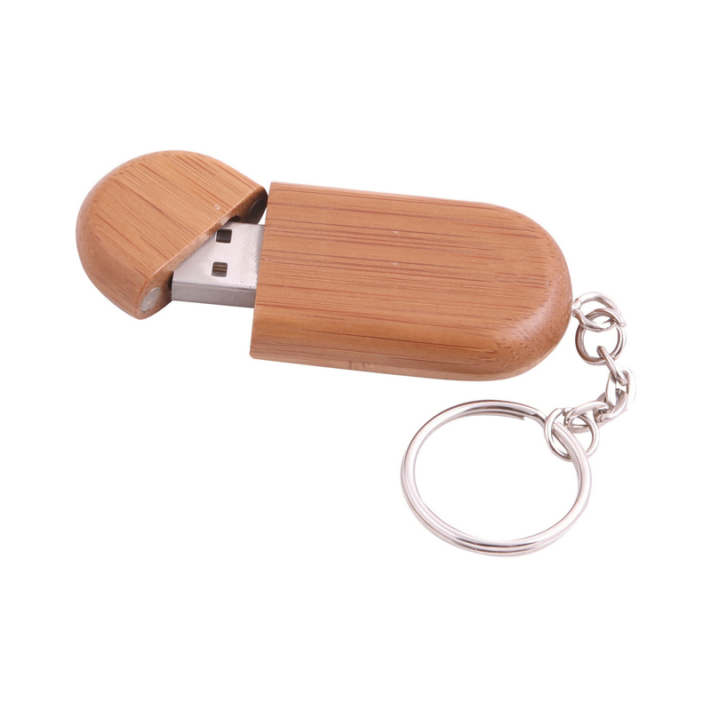 Custom Printed Promotional Bamboo Flash Drive NZ - Custom Gear
