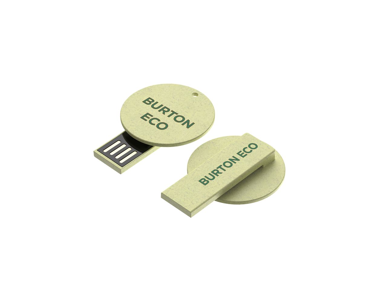 Custom Printed Promotional Burton Eco Clip Flash Drive NZ - Custom Gear