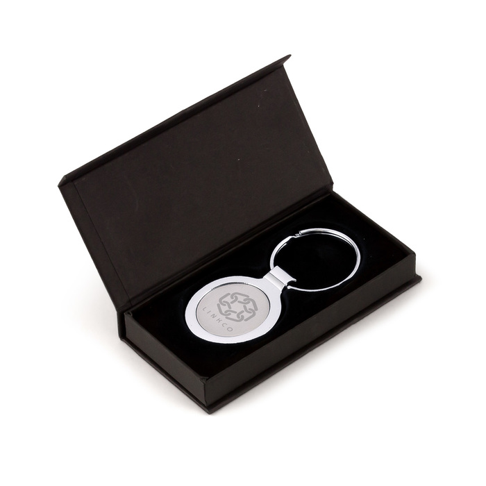 Custom Printed Promotional Round Metal Keyring NZ - Custom Gear