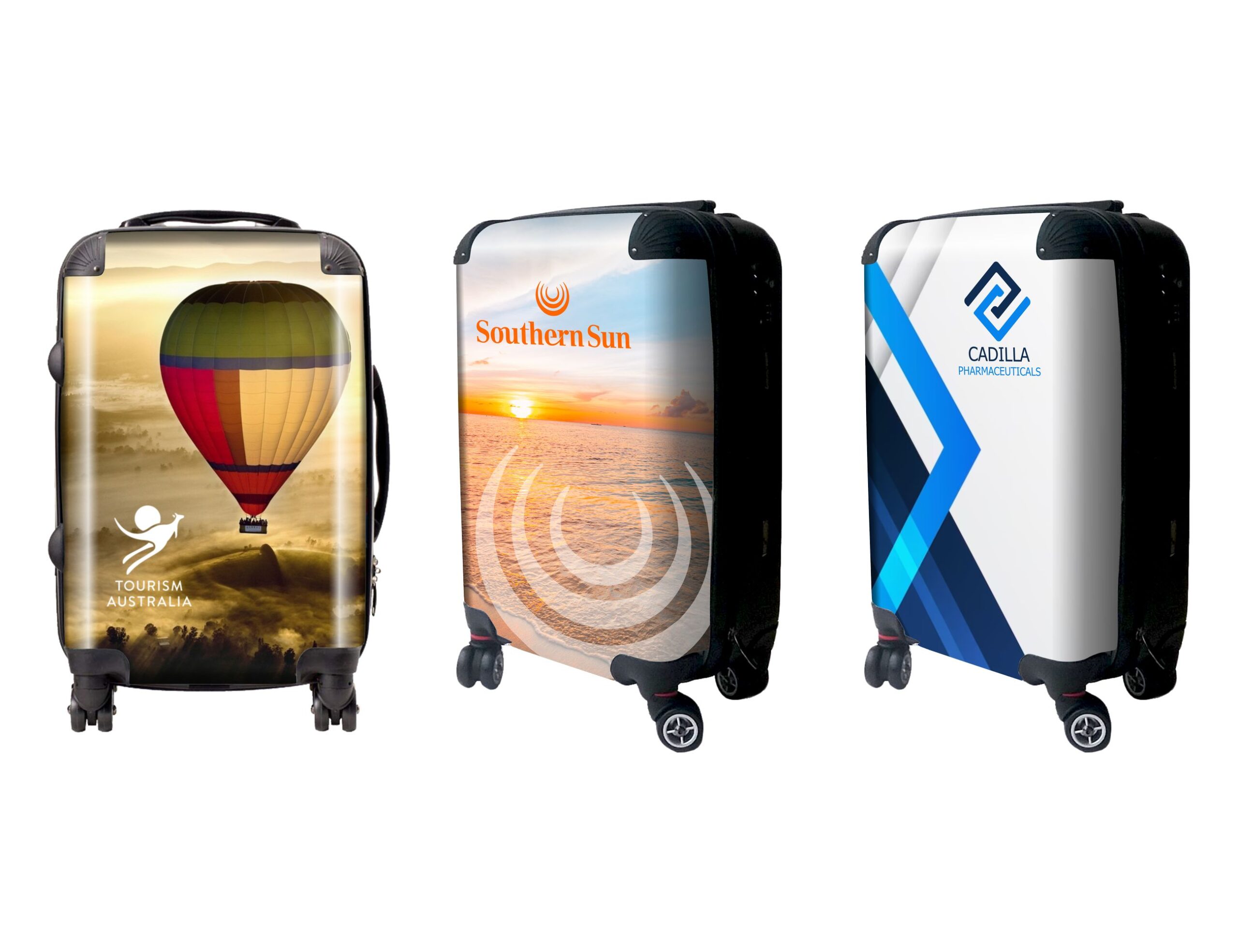 Custom Printed Promotional Traveller Carry-on Suitcase NZ - Custom Gear