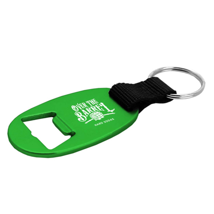 Custom Printed Promotional Oval Bottle Opener Key Ring NZ - Custom Gear