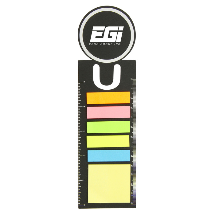 Custom Printed Promotional Ruler With Sticky Notes NZ - Custom Gear