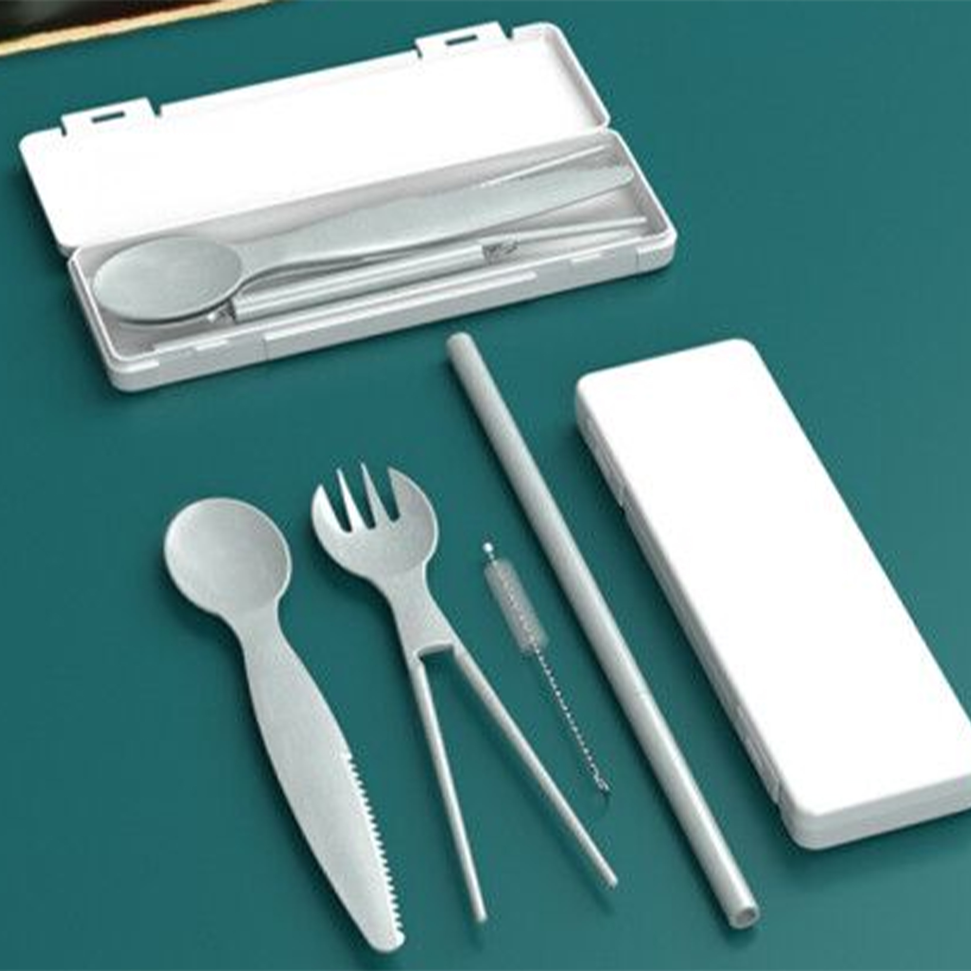 Custom Printed Promotional Cutlery Set White Case NZ - Custom Gear