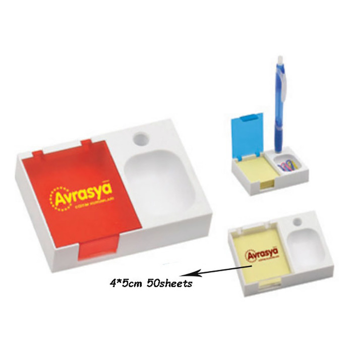 Custom Printed Promotional Pen Holder with Sticker NZ - Custom Gear