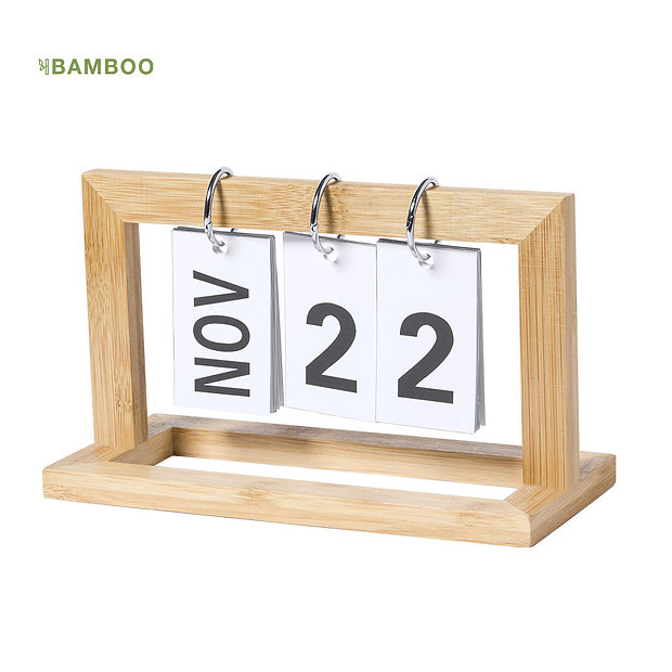 Custom Printed Promotional Bamboo Everlasting Calendar NZ - Custom Gear