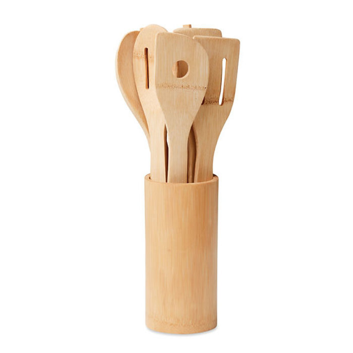 Custom Printed Promotional 6 piece kitchen utensils NZ - Custom Gear
