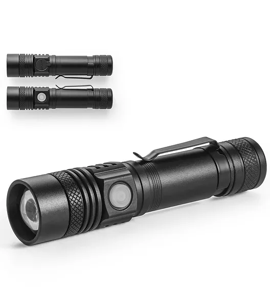 Custom Printed Promotional Ungar 5W rechargeable torch NZ - Custom Gear