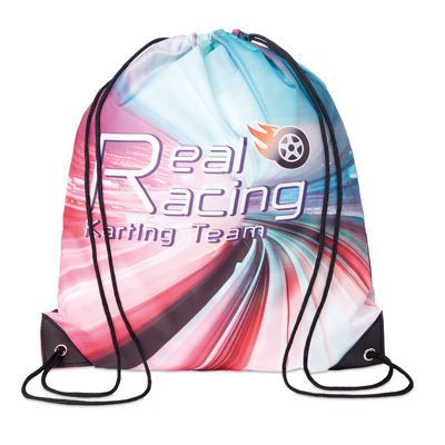 Custom Printed Promotional Fully Customized Drawstring Bag NZ - Custom Gear