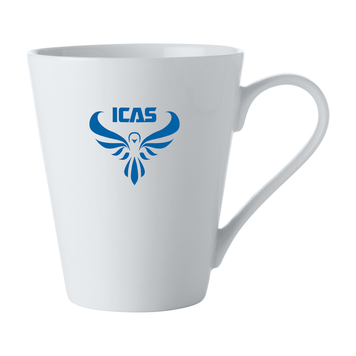 Custom Printed Promotional White Basics Conical Mug 300ML NZ - Custom Gear