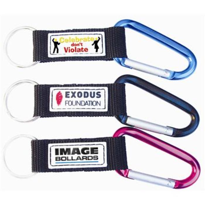 Custom Printed Promotional 3D Moulded Carabiner Keyring NZ - Custom Gear