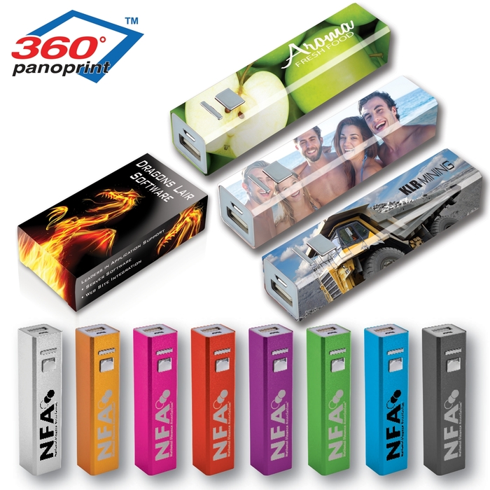 Custom Printed Promotional Aluminium Mobile Phone Power Bank NZ ...
