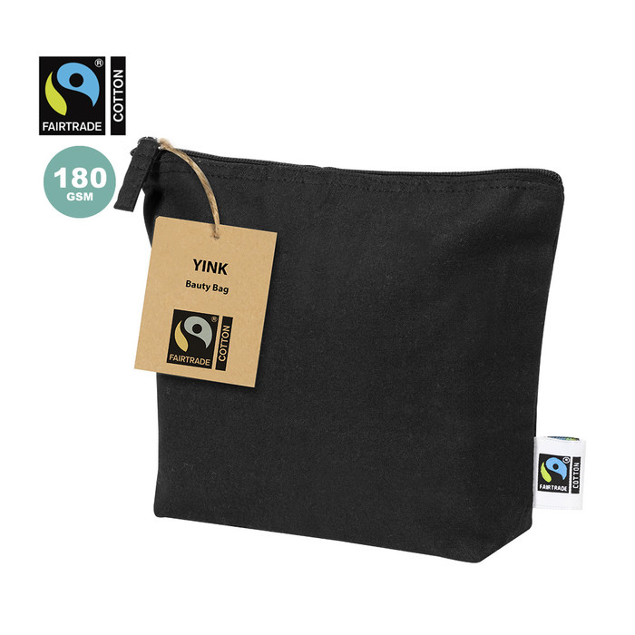 Custom Printed Promotional Yink Fairtrade Beauty Bag NZ - Custom Gear