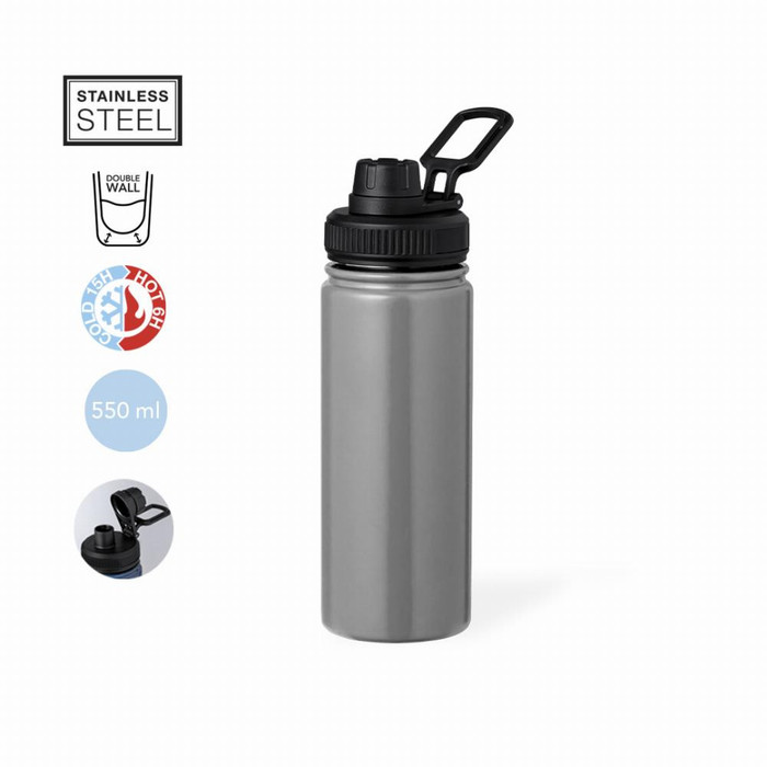 Custom Printed Promotional Corvac Stainless Steel Thermal Bottle NZ ...