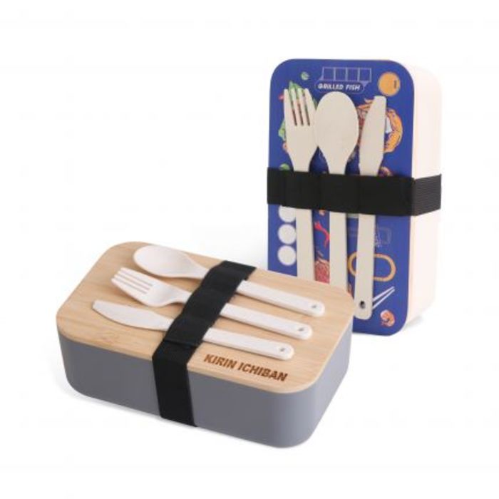 Custom Printed Promotional Lunch Box with Bamboo Cover NZ - Custom Gear