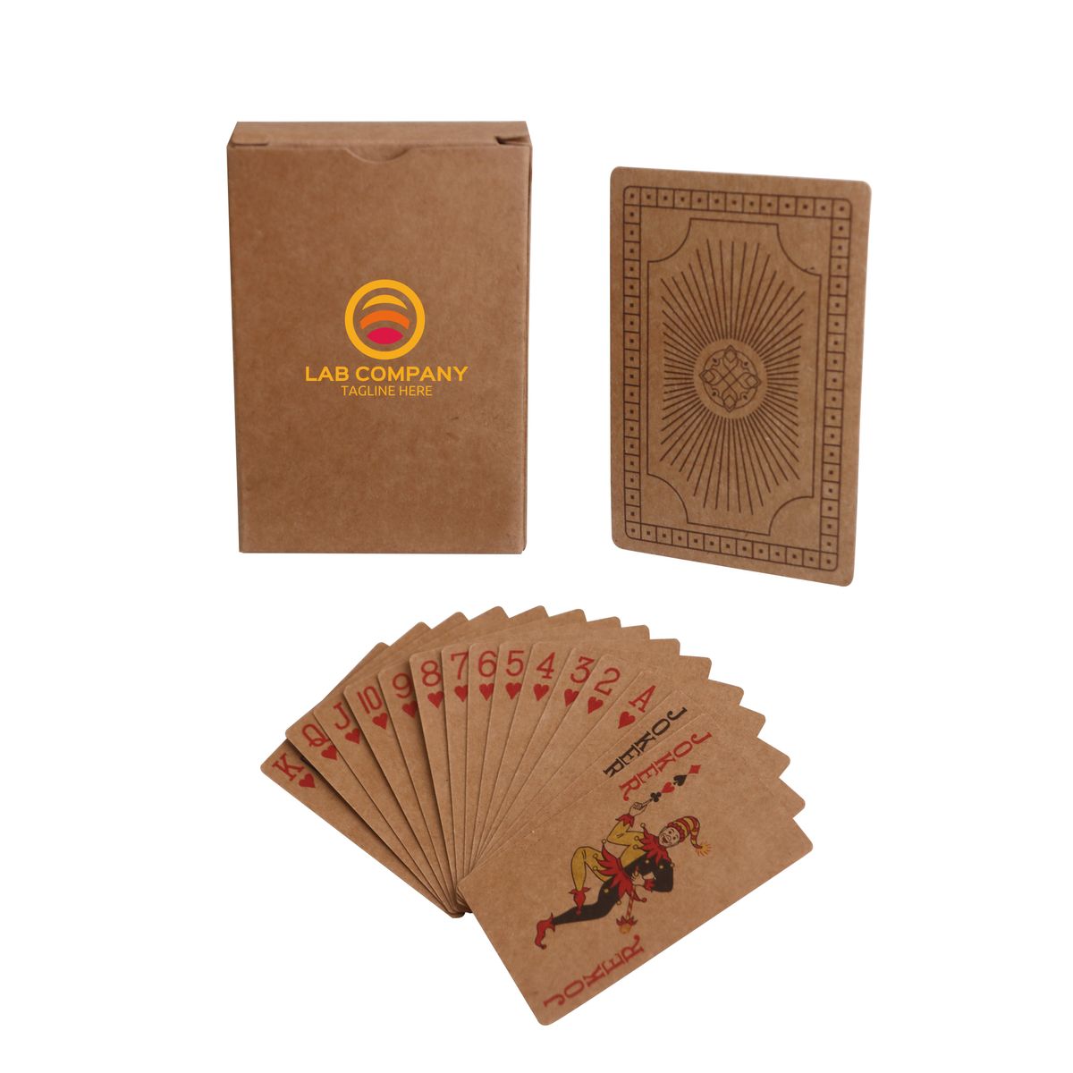 Custom Printed Promotional Kraft Paper Playing Cards NZ - Custom Gear