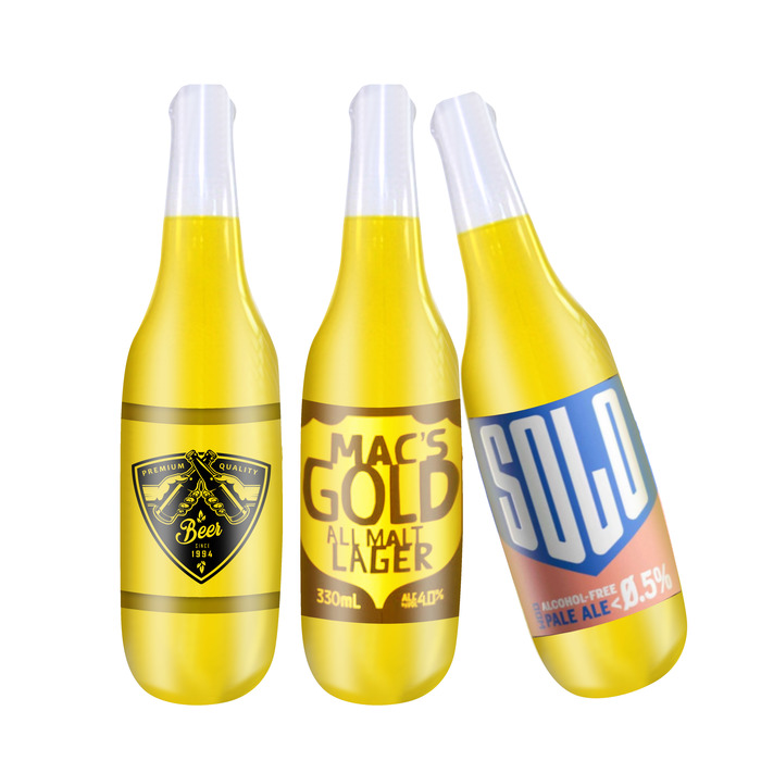 Custom Printed Promotional Inflatable Bottle NZ - Custom Gear