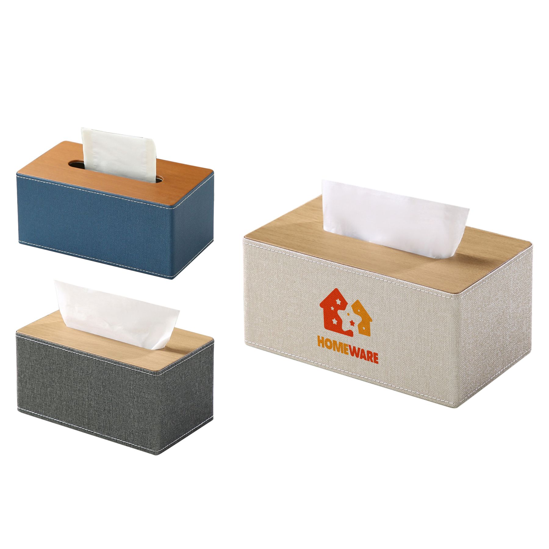 Custom Printed Promotional Large Tissue Box NZ - Custom Gear