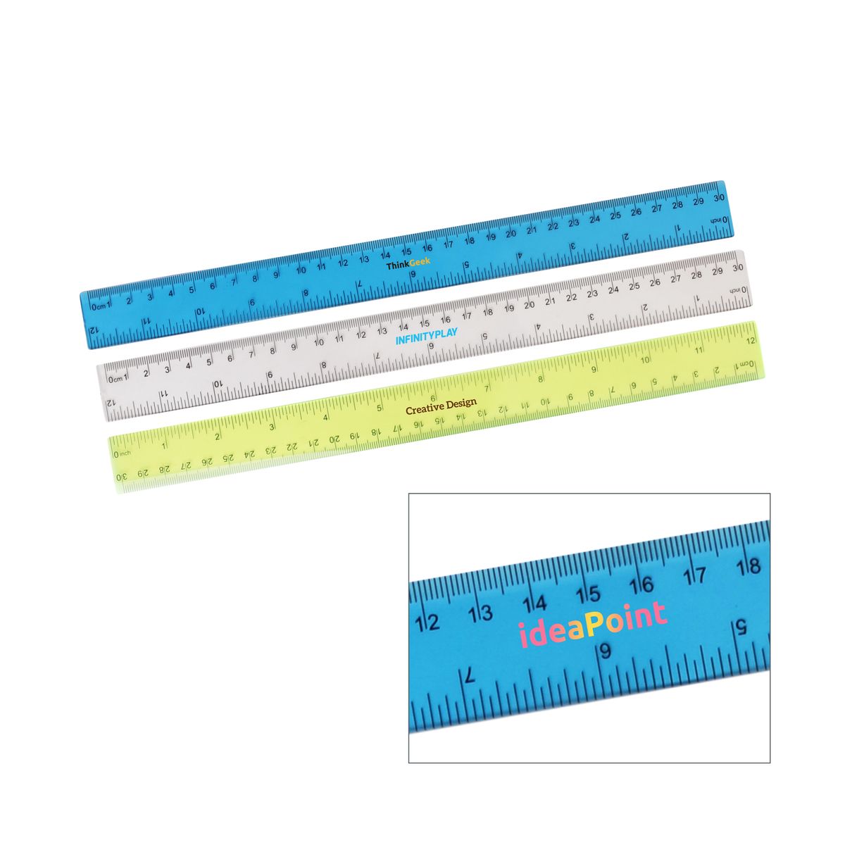 Custom Printed Promotional Dual Scale 30CM Ruler NZ - Custom Gear