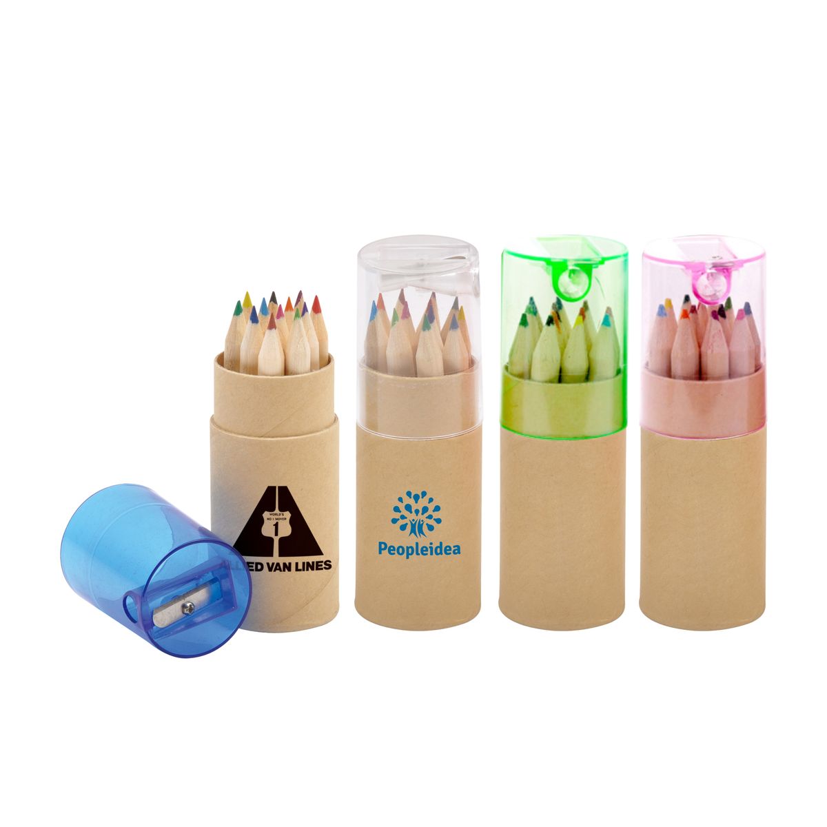 Custom Printed Promotional Recycled Coloured Pencil Set NZ - Custom Gear