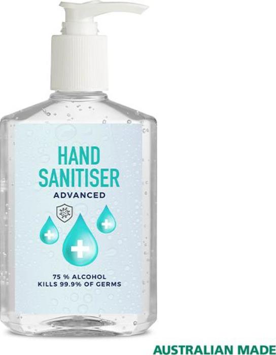 Custom Printed Promotional Hand Sanitiser 250ml Rectangle Bottle Made ...