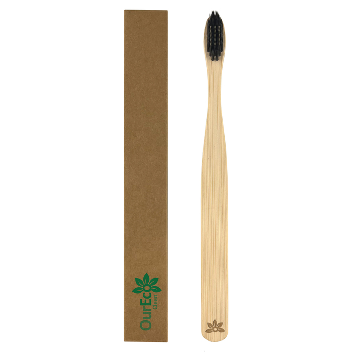 Custom Printed Promotional Bamboo ToothBrush - Adult NZ - Custom Gear
