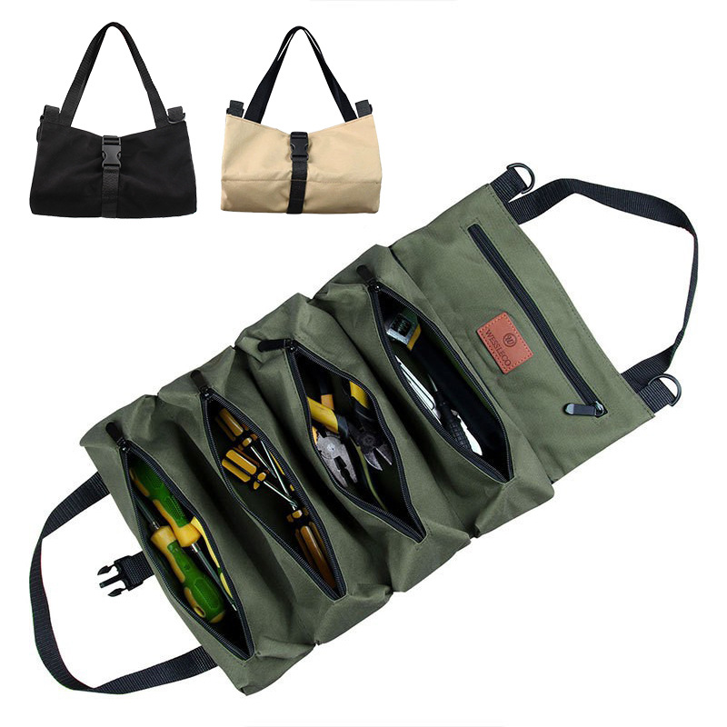 Custom Printed Promotional Fold-Up Tool Bag Organiser NZ - Custom Gear