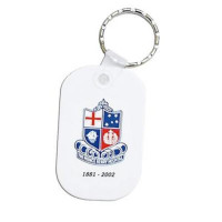 Custom Printed Promotional Oblong Shape Durasoft Keyring NZ - Custom Gear