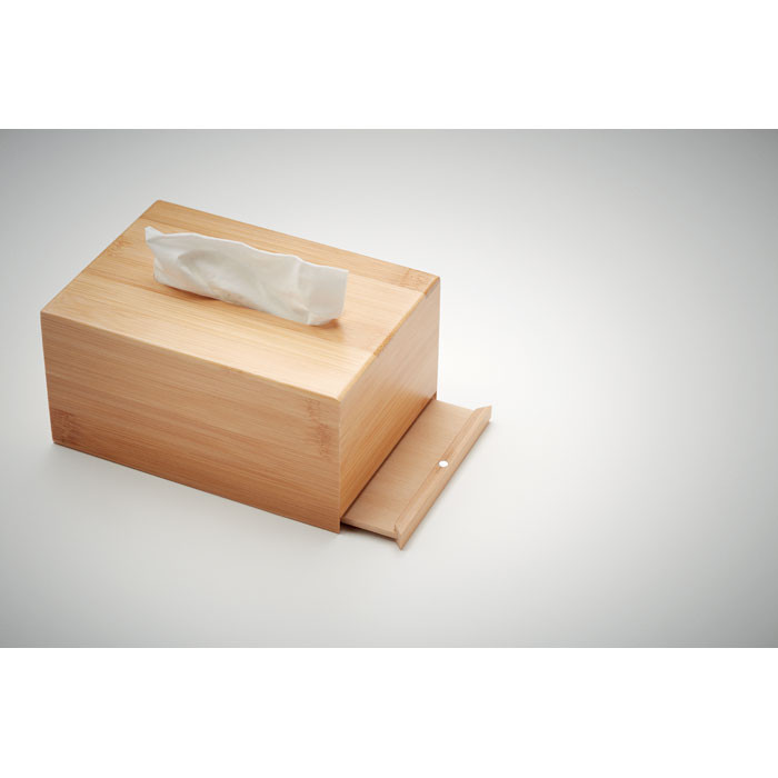 Custom Printed Promotional Bamboo Tissue Box NZ - Custom Gear