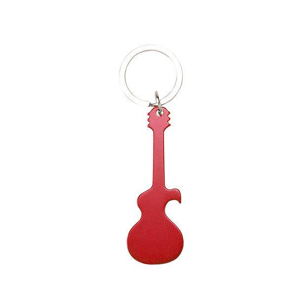 Custom Printed Promotional Guitar-shaped keychain NZ - Custom Gear