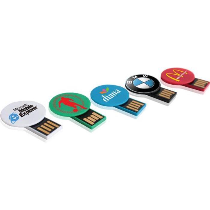 Custom Printed Promotional Round Paperclip Usb NZ - Custom Gear