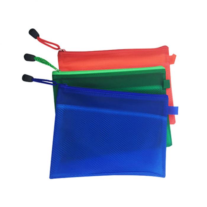 Custom Printed Promotional A5 Zippered Mesh Pouch NZ - Custom Gear