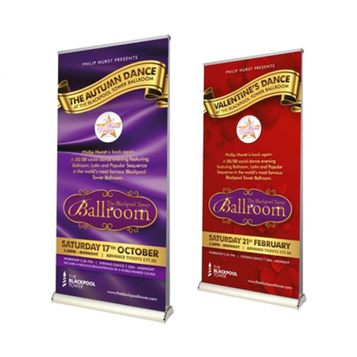 Custom Printed Promotional Double Sided Pull Up Banner (85 x 200cm) NZ ...