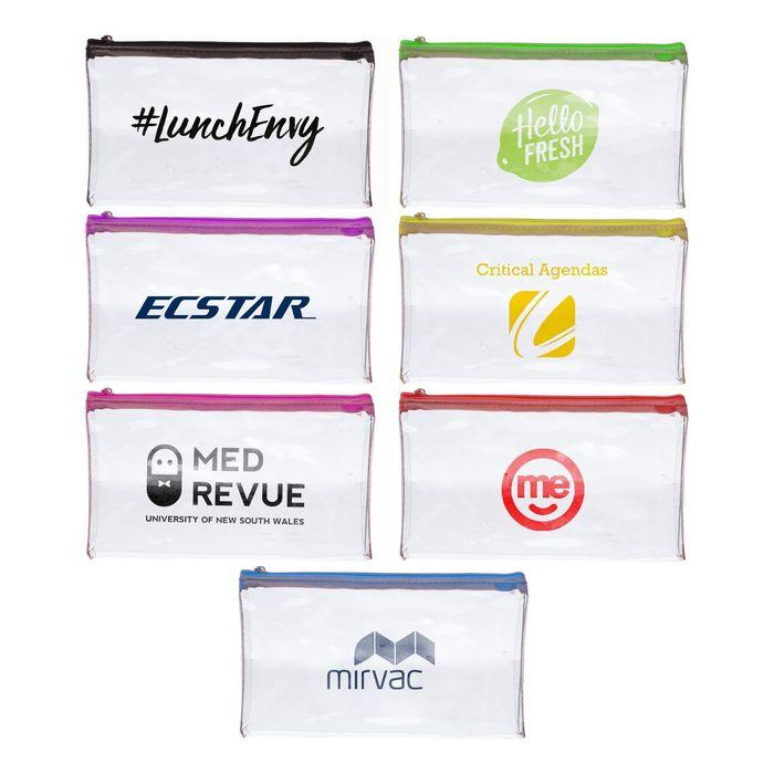 Custom Printed Promotional Clear Pvc Pencil Case NZ - Custom Gear