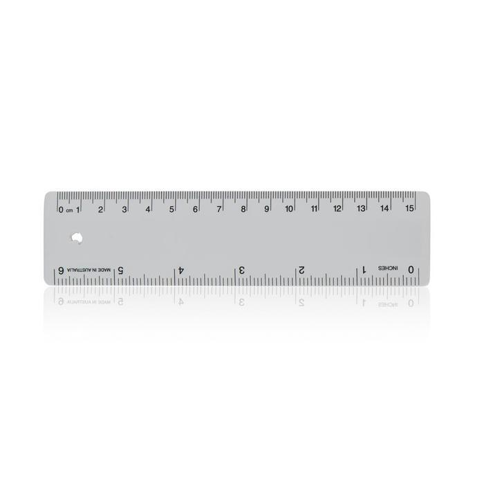 Custom Printed Promotional Aussie Made Ruler 15cm NZ - Custom Gear