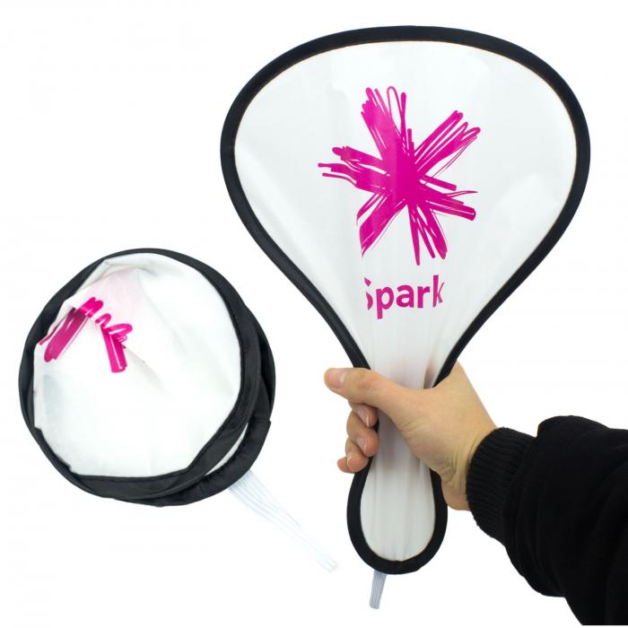 Custom Printed Promotional Pop Up Event Fan NZ - Custom Gear