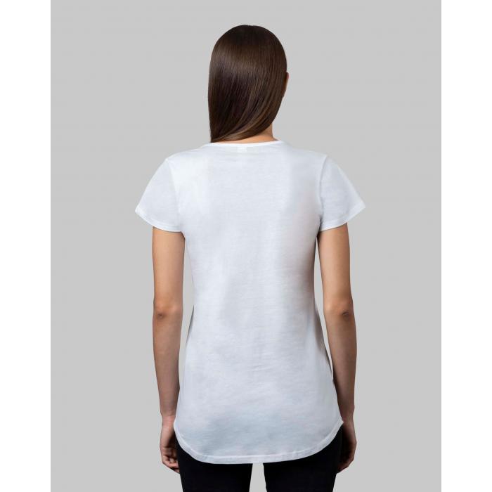 Custom Printed Promotional Womens Curved Hem T-shirt NZ - Custom Gear